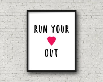Run with your heart | Etsy