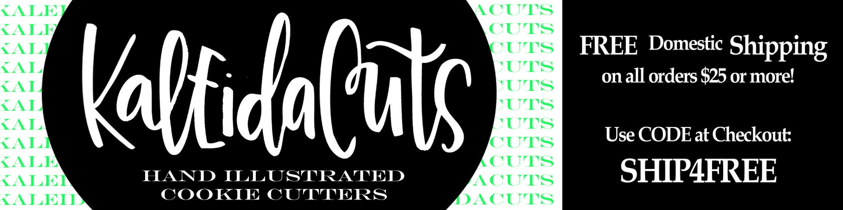 3D Printed / Hand-Illustrated Cookie Cutters by KaleidaCuts