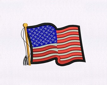 Usa embroidery | Etsy