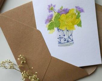 Hand painted cards | Etsy