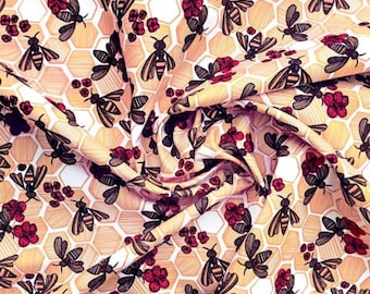 Honeycomb fabric | Etsy