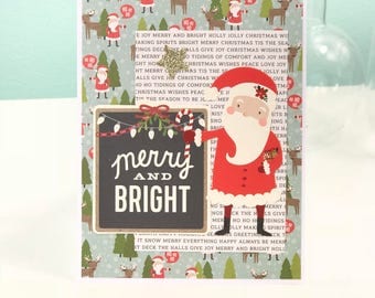 Santa claus card | Etsy