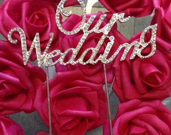 Bling cake topper | Etsy