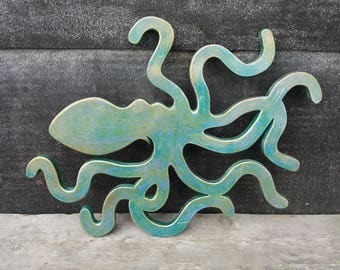 Wooden octopus | Etsy