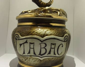 Vintage tobacco jar | Etsy