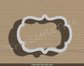 Plaque cookie cutter | Etsy