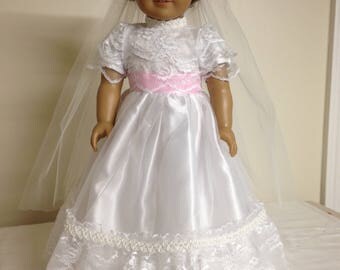 Doll wedding gown | Etsy