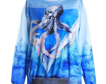 Octopus sweater | Etsy