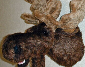 Plush Moose Head Leon X-Large Wall Mount