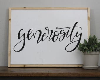 Hand lettered sign | Etsy