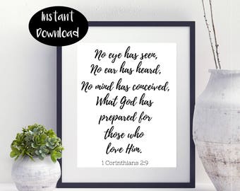 1 corinthians 2 9 | Etsy