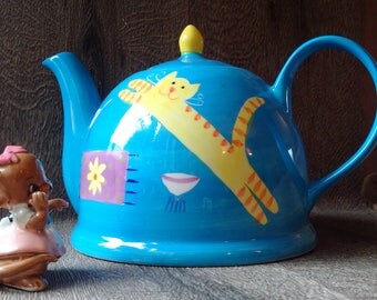 Cat tea pot | Etsy
