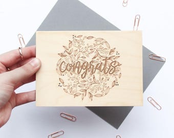 Laser cut invitation | Etsy