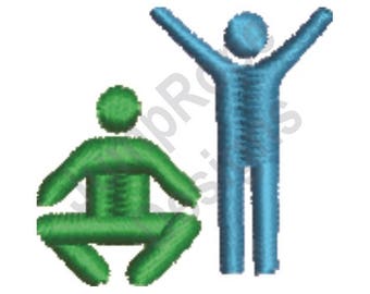 Exercise embroidery | Etsy