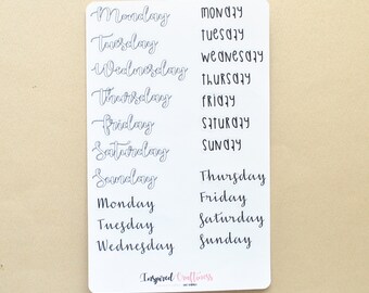 Bujo stickers | Etsy