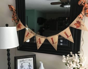 Fall bunting | Etsy