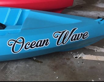 Canoe decal | Etsy