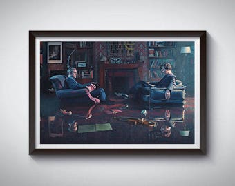 Sherlock art | Etsy