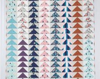 The Modern Flying Geese Quilt Pattern PDF file Immediate