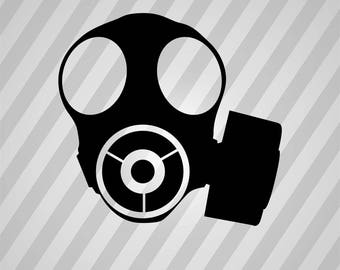 Gas mask stencil | Etsy
