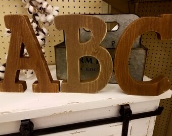 Letter wall decor | Etsy