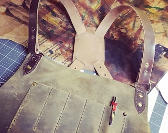 Leather apron | Etsy