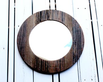 Rustic mirror | Etsy