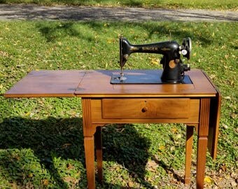 Vintage Singer 101 Sewing Machine and Cabinet Pick-up only