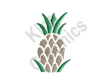 Pineapple embroidery | Etsy