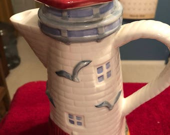 Painted lighthouse | Etsy