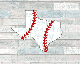 Texas baseball svg | Etsy