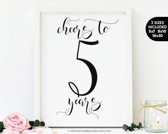 Cheers to 5 years | Etsy