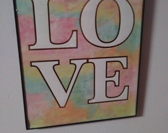 Love wall decor | Etsy