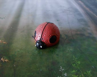 Ladybug figurine | Etsy