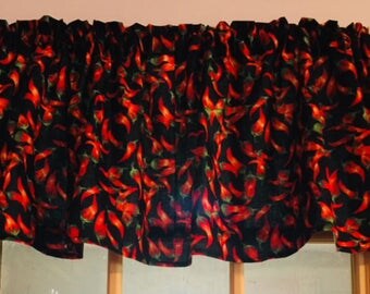 Kitchen valance | Etsy