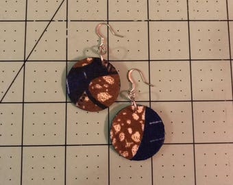 Ankara earrings | Etsy