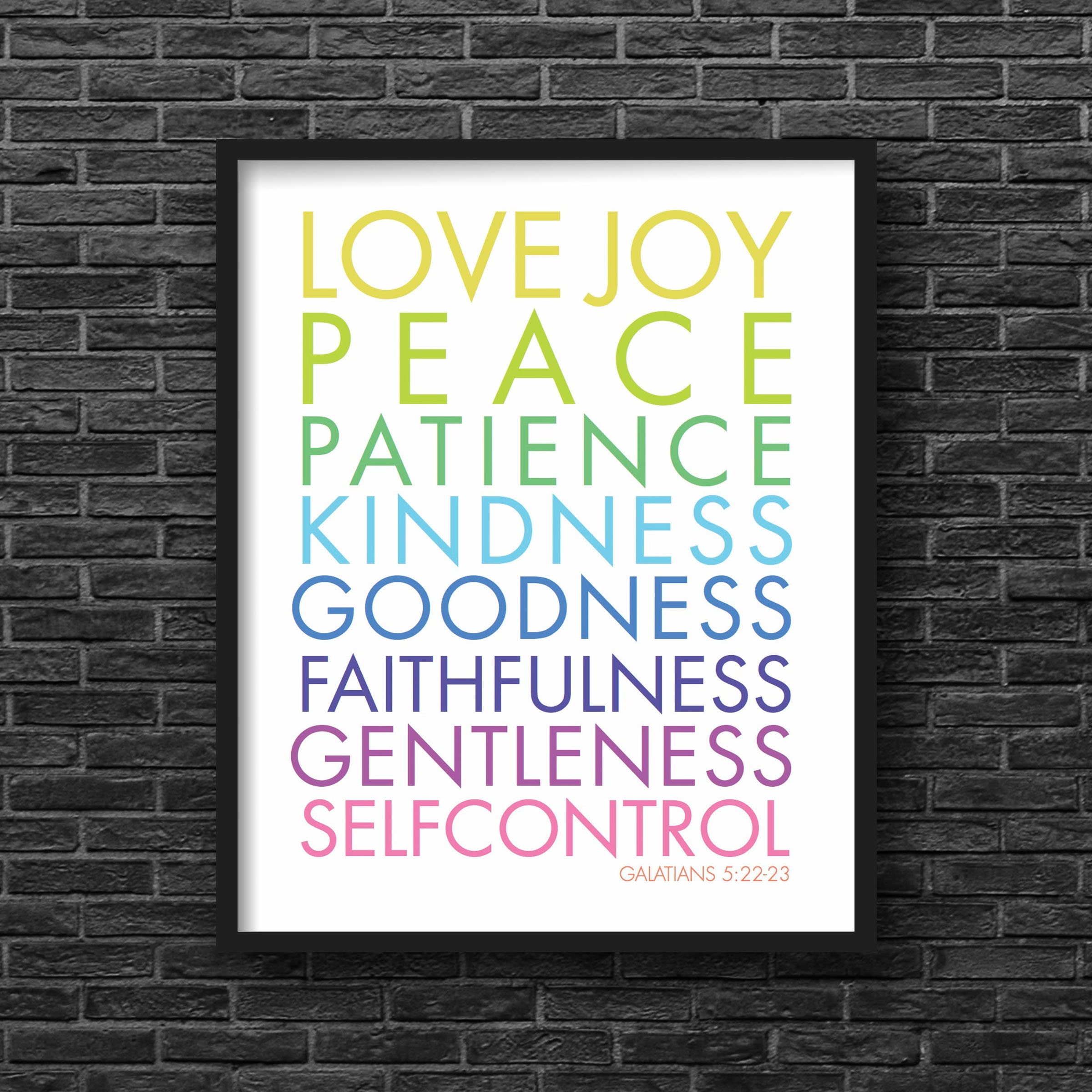 Galatians 5 22 23 Bible Verse Rainbow Print galatians-5-22-23-bible-verse-rainbow-print