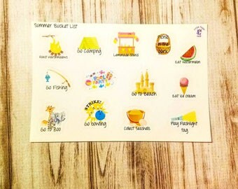 Summer bucket list | Etsy