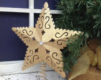 Star tree topper | Etsy