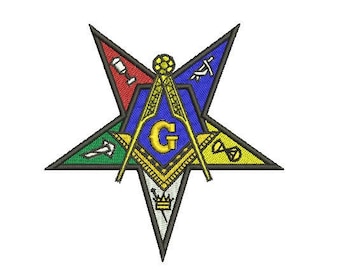 Master Mason Vintage Art Print Masonic Symbols Brotherhood