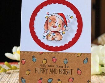 Dog christmas puns | Etsy