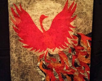 Phoenix bird art | Etsy