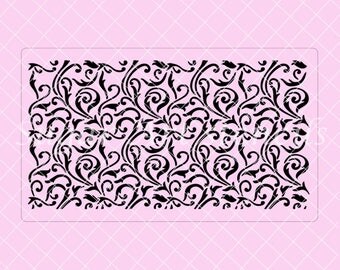 Swirl stencil | Etsy