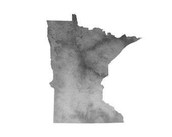 Minnesota outline | Etsy