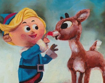 Printable DIY Christmas Party Rudolph MIsfit Toys Theme