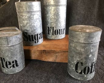 Vintage canister set | Etsy