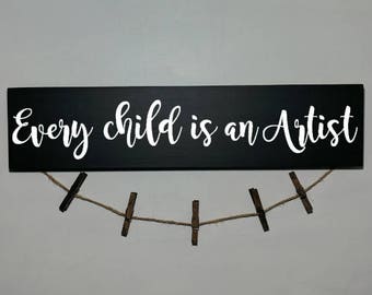 Every child is an artist | Etsy