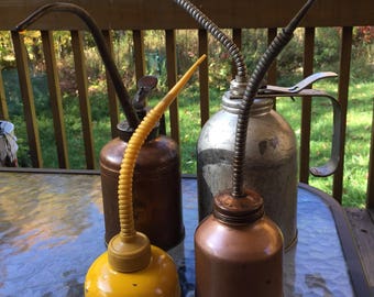 Copper oil can | Etsy