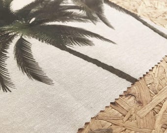 Palm tree fabric | Etsy