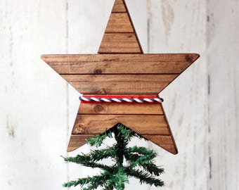 Rustic tree topper | Etsy